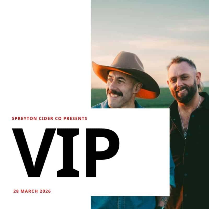 The Wolfe Brothers Tickets - VIP | Spreyton Cider Co.